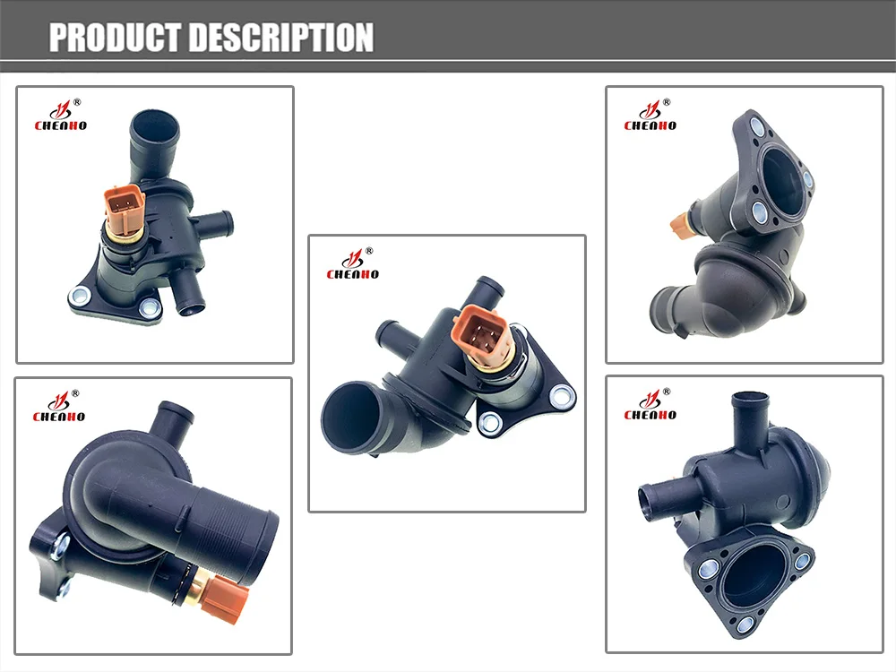 High Performance Engine Coolant Thermostat Housing For Hyundai 25650 ...