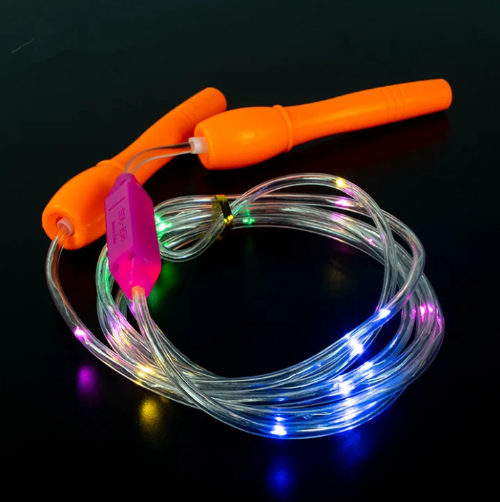 Factory Promotion Led Light Up Gym Skipping Rope Glowing Lighting ...