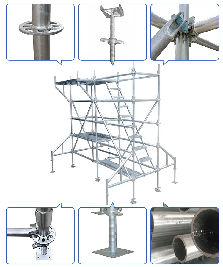 Construction Adjustable Galvanized Metal Aluminum Layer Ringlock ...