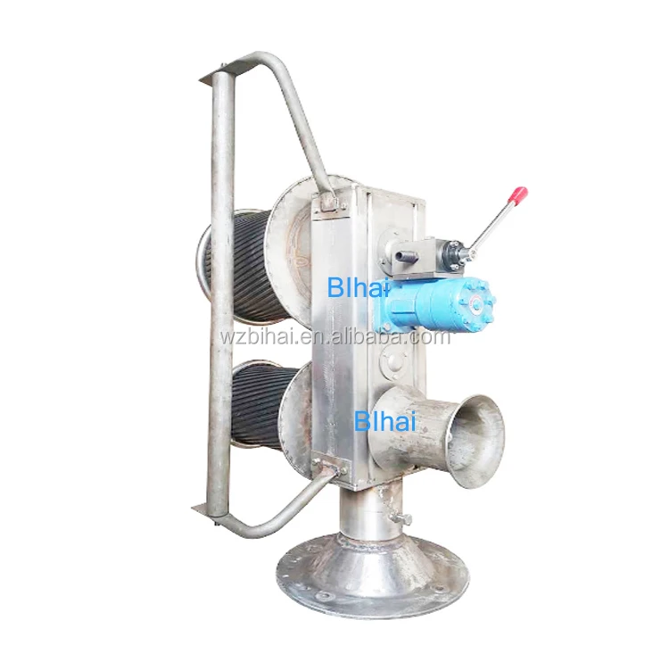 Small Vertical Single Wheel Fishing Net Hauler for Small Boat