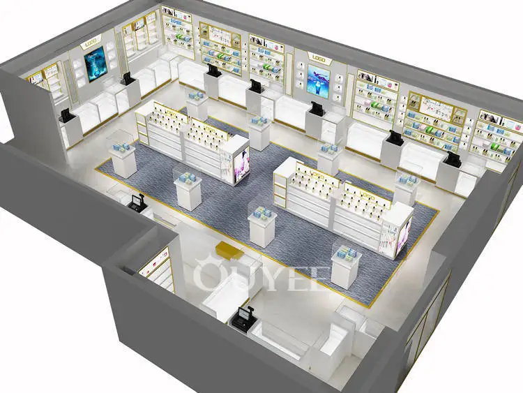 High End Fragrance Store Interior Design - OUYEE Perfume Shop Furniture
