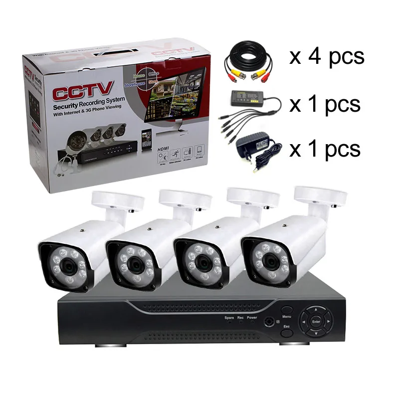ENSTER 4channel AHD Kit - Secure Your Home Efficiently