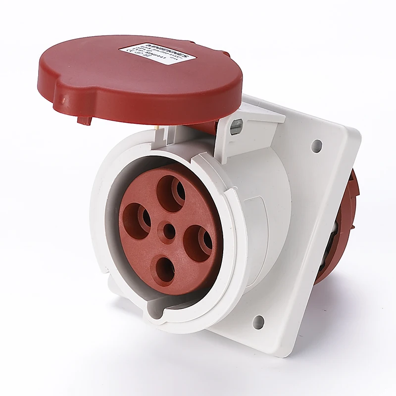 63a 125a 3pin 4pin 5pin 220v 380v 415v Ip67 Female Industrial ...