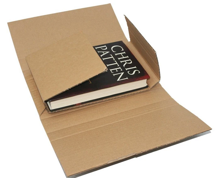 High Quality Strong Hard 2mm E Flute Corrugated Cardboard Book Wrap Box ...