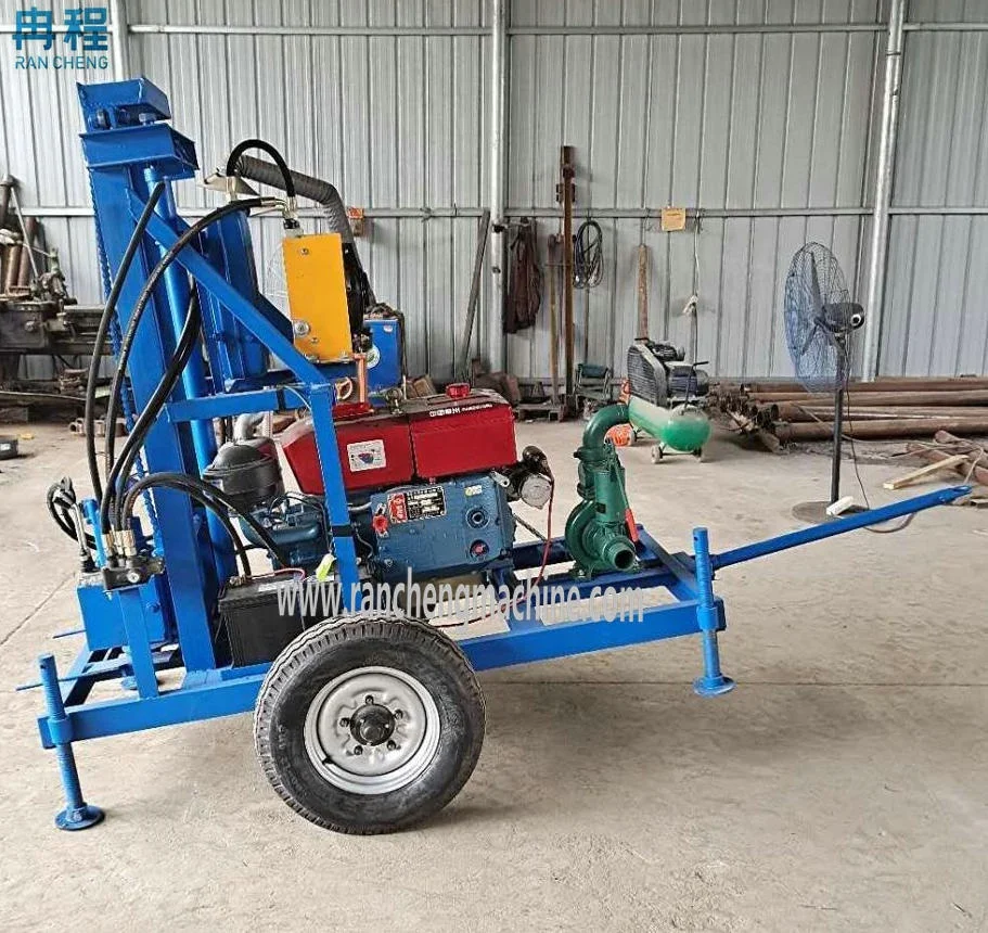 Homemade Well Drilling Rig Rcs200p Hydraulic Portable Well Drilling ...