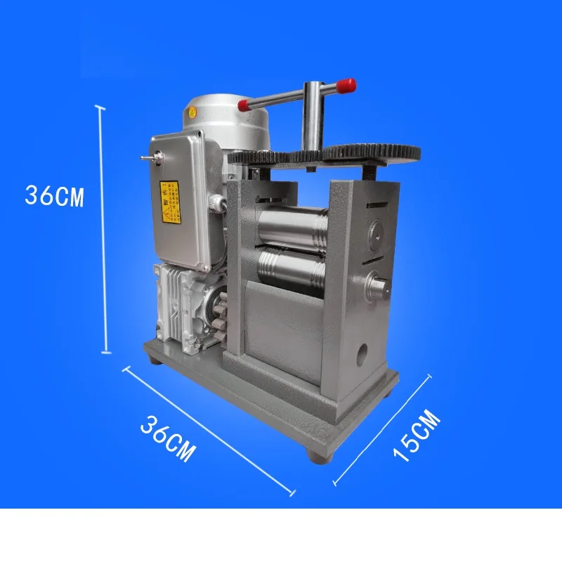 Jewelry Making Machine 0.5hp Mini Electric Rolling Mill 120mm Steel ...