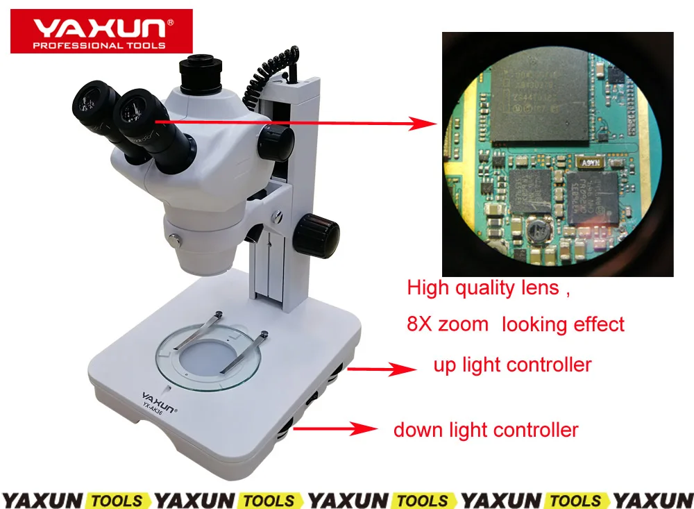 2019 YAXUN YX-AK36 Stereo Microscope - High Quality Repair Tool