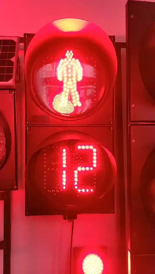 300mm Dynamic Pedestrian Led Traffic Signal Light Head With Countdown ...