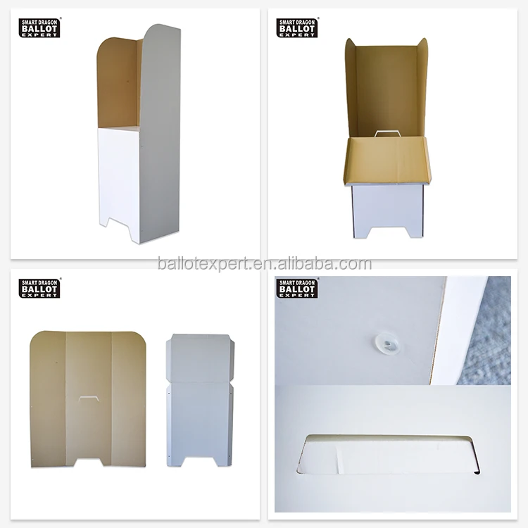 Custom Cardboard Voting Booths for Election Campaigns