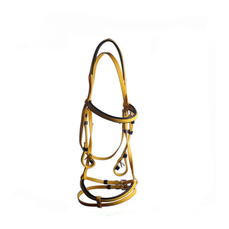 Western Bitless Cool and Fancy PVC Double Noseband Bridle
