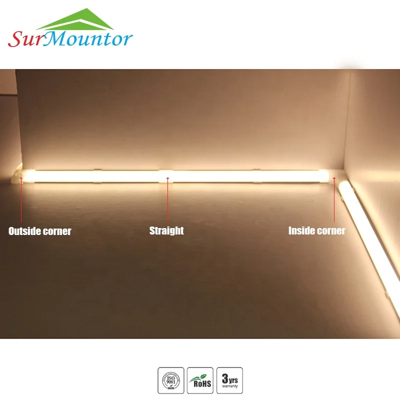 Led Wardrobe Light Triangle Corner Aluminum Led Profile With Pir Sensor ...