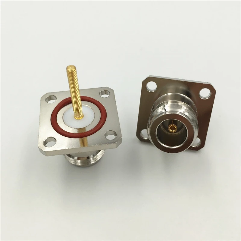 Connector Manufacturing Co - PCB Flange Mount N Type Jack