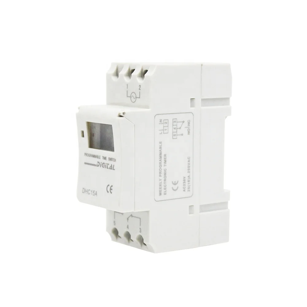 Durable 16amp 250VAC AHC15A/DHC15A Week Programmable Time Switch