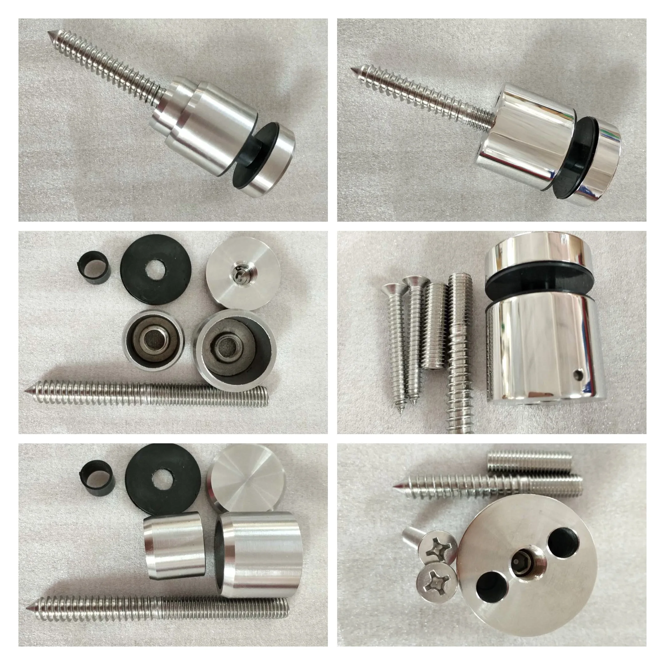 Smart Glass Railing Standoff Holders - Durable & Stylish