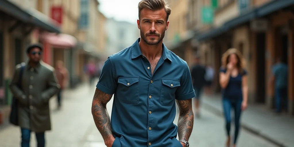 David Beckham Signature Shirt – Exclusive 2025 Fashion Icon On Alibaba.com
