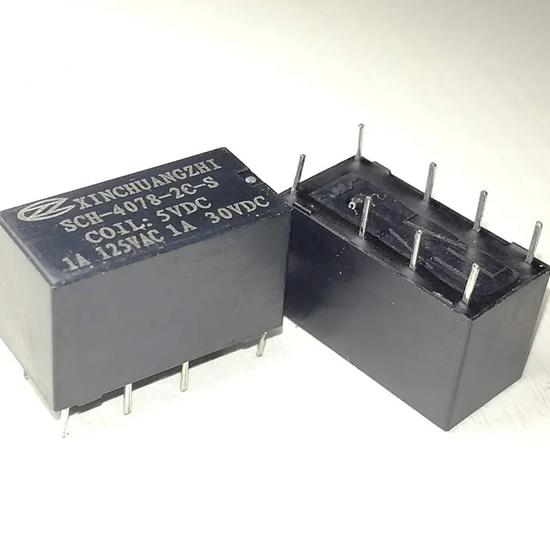 Sch-4078 Signal Relay 2c 5v Dc 1a Hfd27 Relay Dpdt - Buy 8pin Dpdt ...