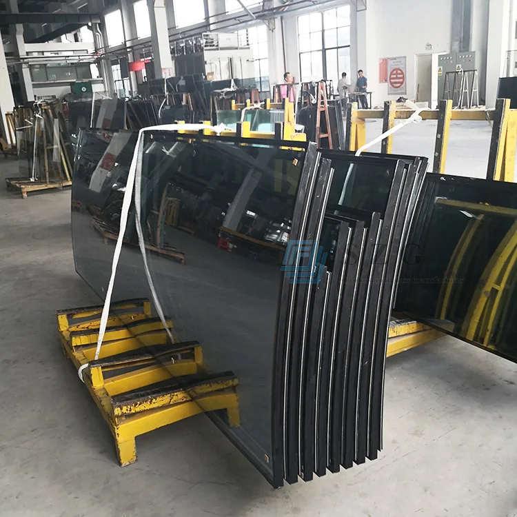 Membangun Dinding Tirai Fasad Kaca 25 Mm Kaca Ganda Igu 1 "tempered ...