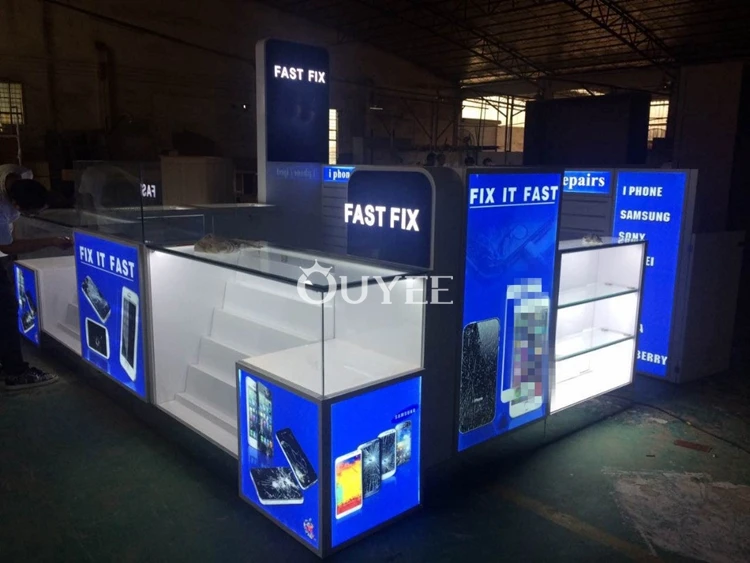 Mall Kiosk Designers - Create a 3D Cell Phone Repair Kiosk