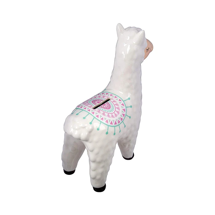 Children Fun Llama Mini Ceramic Piggy Bank Money Box - Buy Mini Piggy ...