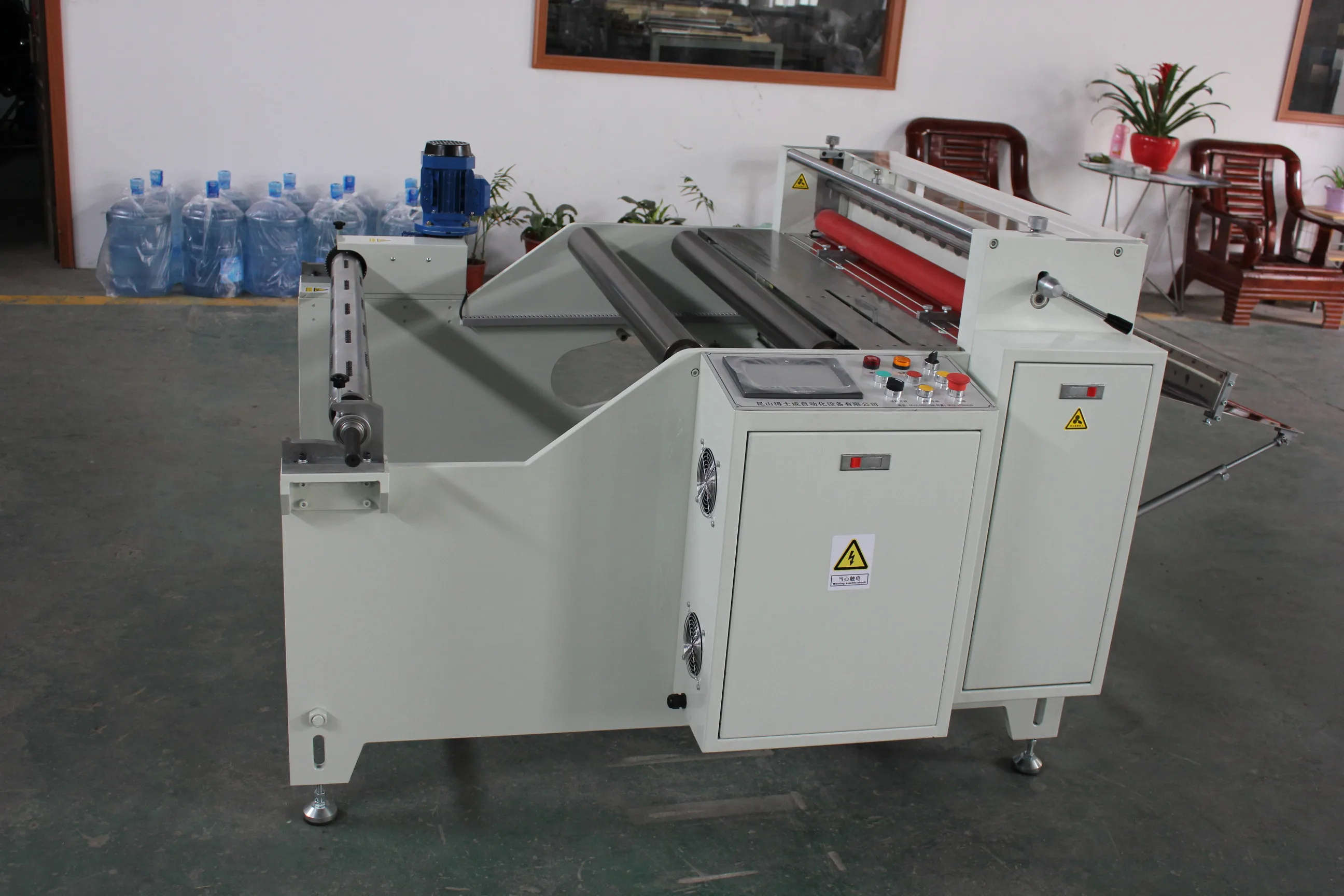 Máquina cortadora de rollos de papel de aluminio (cortador de hojas ...