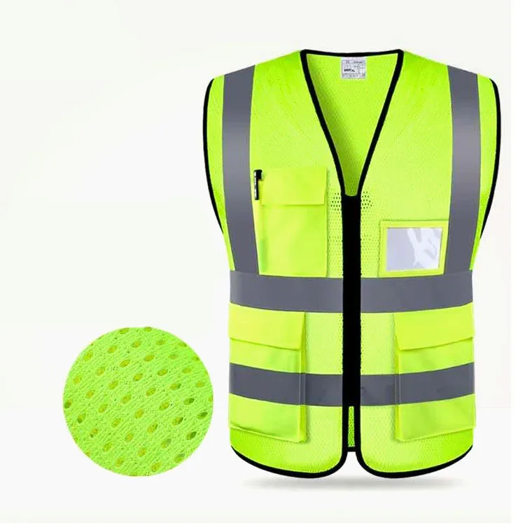 Wholesale 120g Polyster/net Material Fluorescent Reflective Road Safety ...