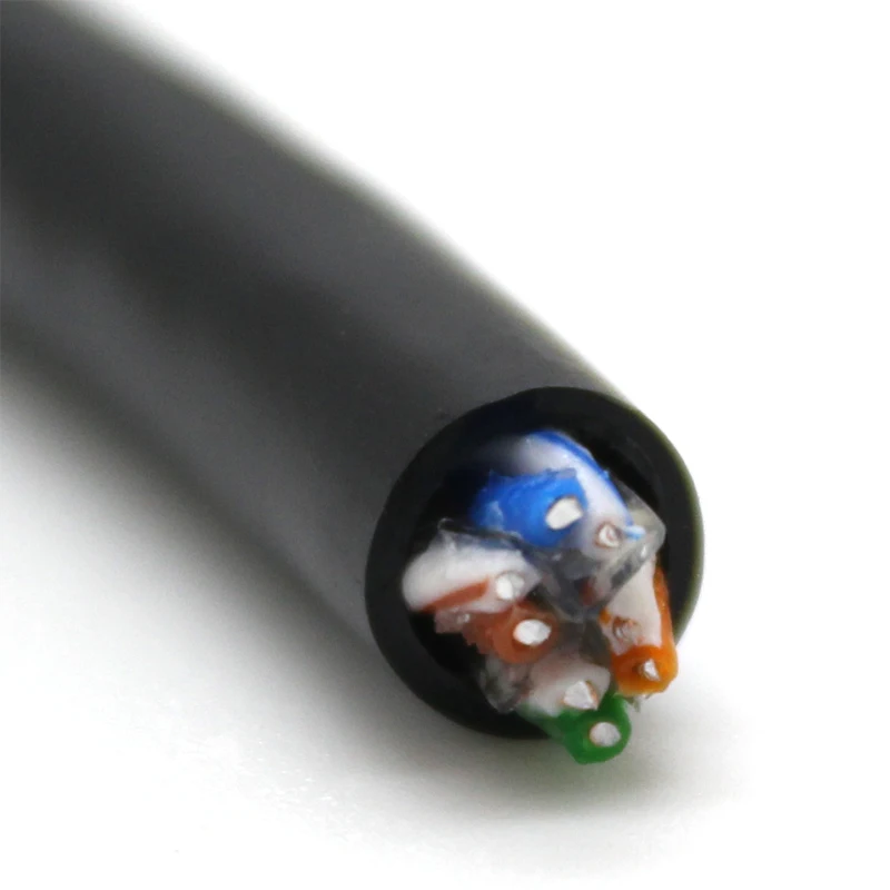 Cat5 Cat6 Cat7 Armoured Network Cable Lan Cable Double Jacket 23awg 0 ...