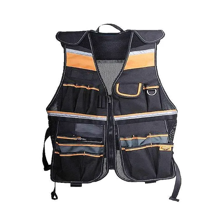 Durable Working Tool Vest with Open Mouth - SROCK SR21022