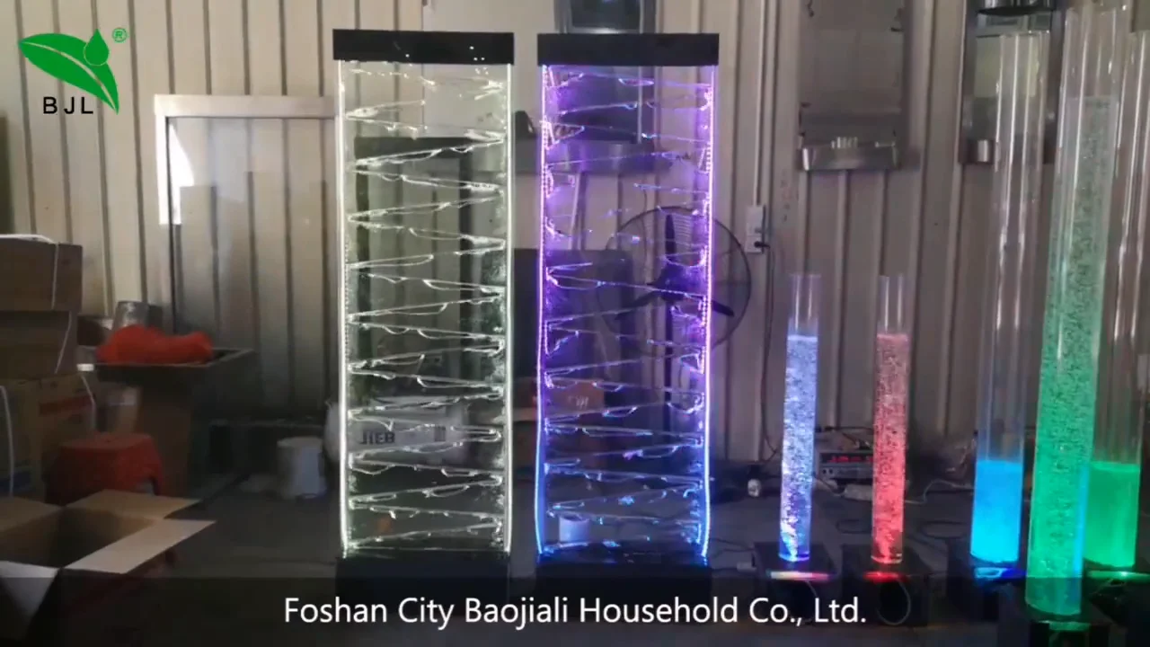 Indoor Led Dancing Aquarium Water Bubble Screens & Room Dividers - Buy ...