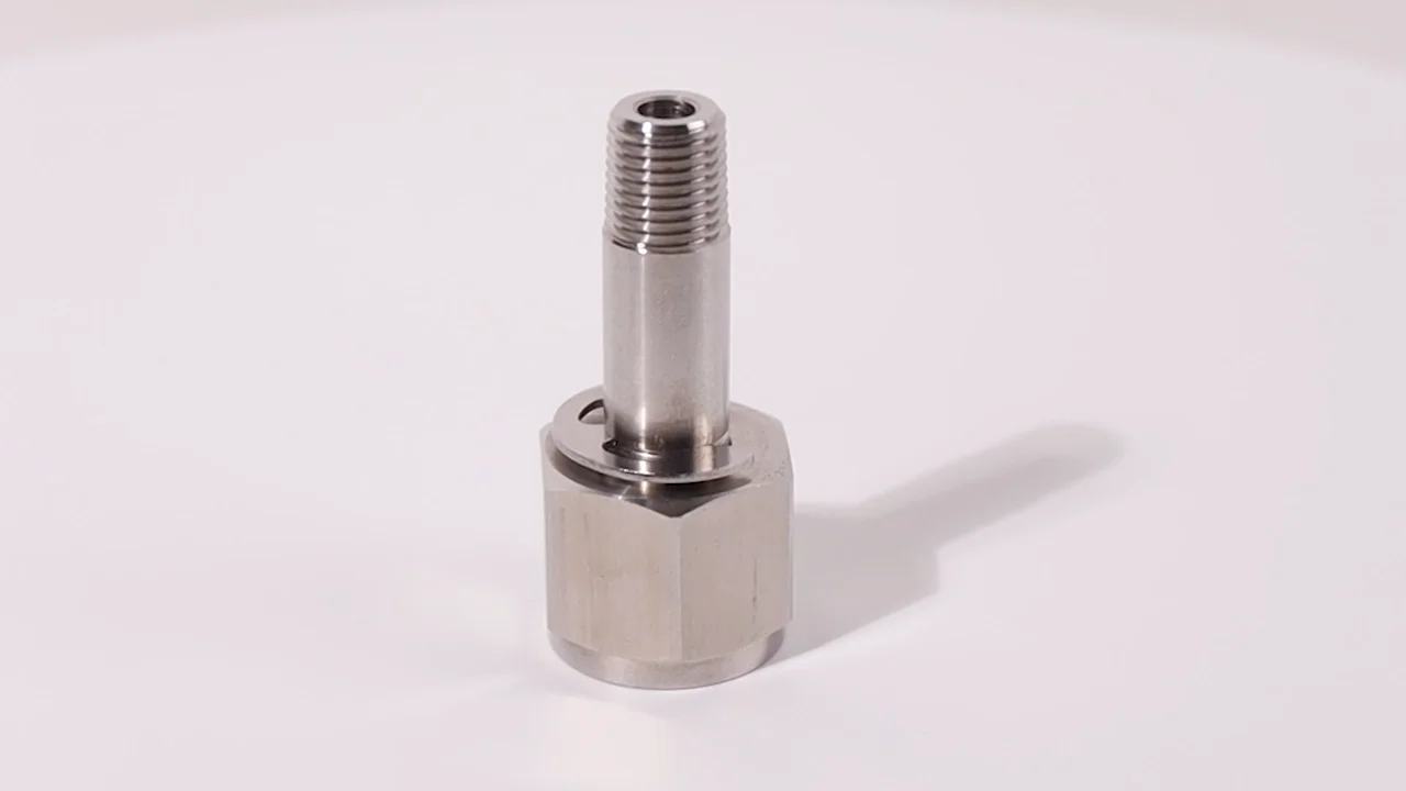 Stainless Steel Cga 320 W21.8-14 Co2 Regulator Inlet Nut And Nipple ...
