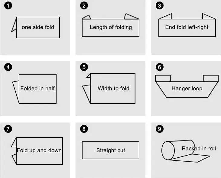 Custom Center Fold Garment Loop Fold Main Label T Shirt Cuff Hem Neck ...