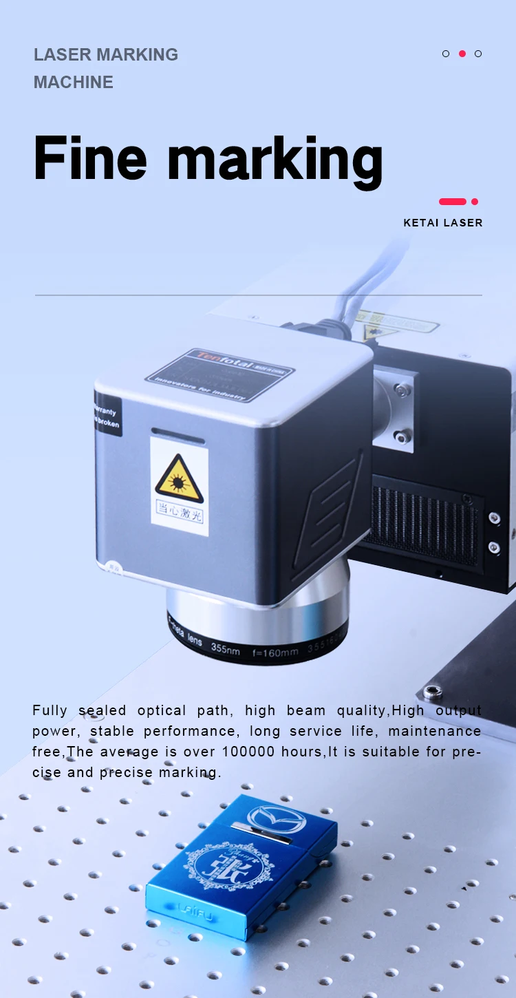 Uv Fiber Ultraviolet Laser Marking Machine 355nm 3w 5w 7w 10w Uv Laser ...
