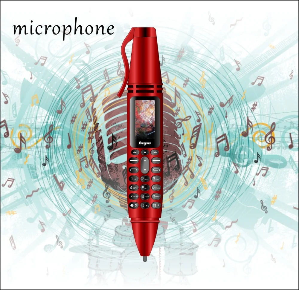 Unlock 2g Gsm Recording Pen Mini Cellphone 0.96" Tiny Screen Gsm Dual ...