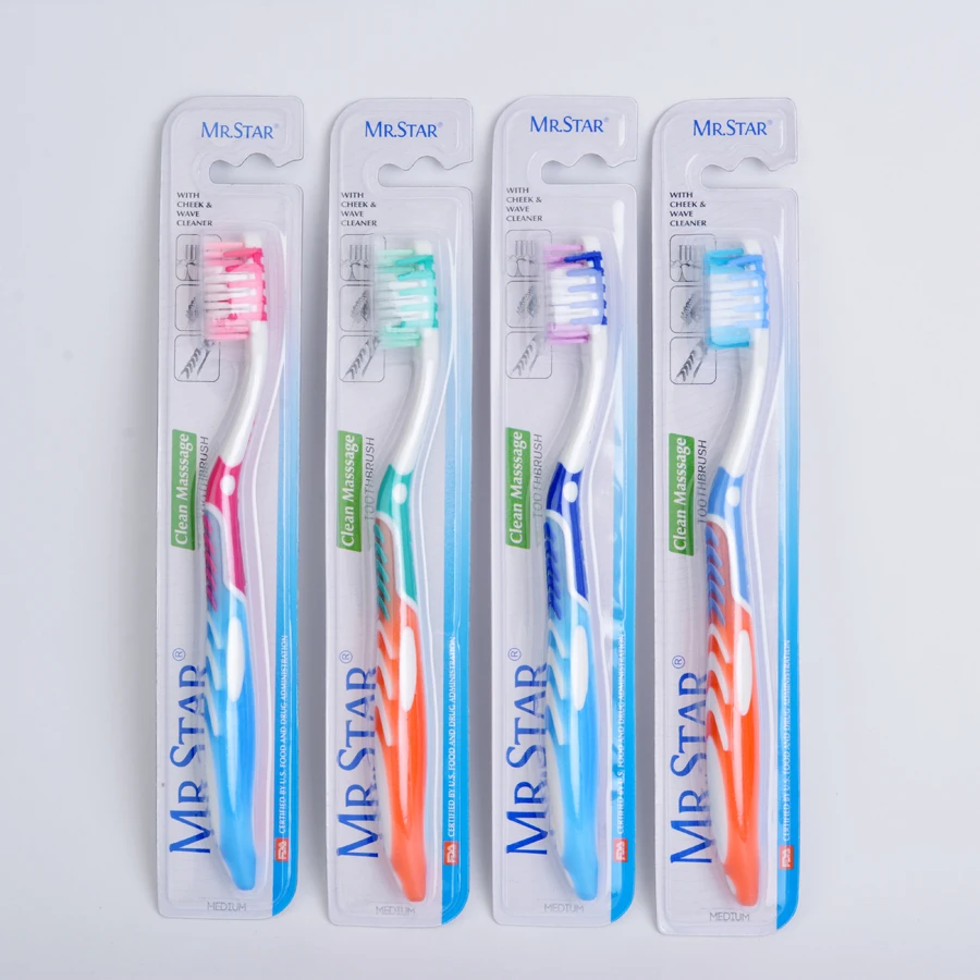 High Quality Adult Cobor Toothbrush - Foldable & Disposable