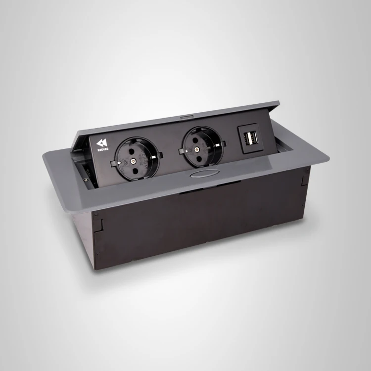 Furniture Tabletop Sofa Workstation with Multi-Functional Power Outlets