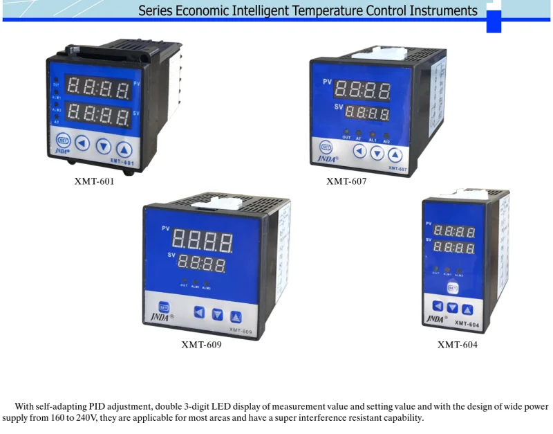 Temperature Controller with K Type Thermocouple - XMT Series