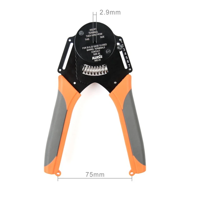 DTM Closed Barrel Crimper 4 Way Indent Type for Deutsch #20 Solid ...