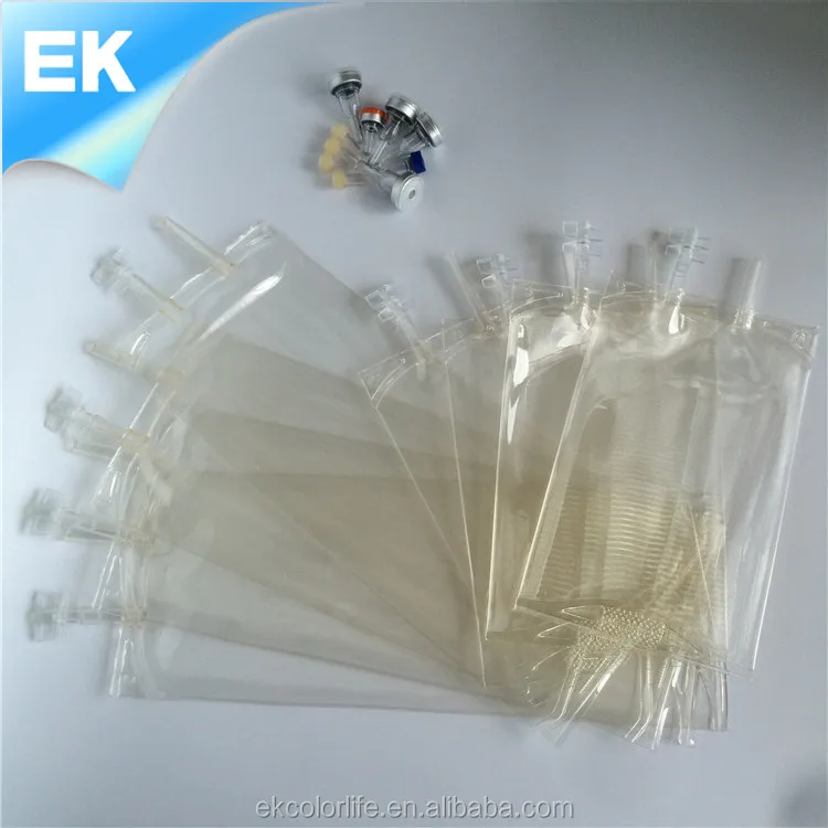 Empty Iv Infusion Bag Single Port/double Ports 50ml~5000ml - Buy Iv ...