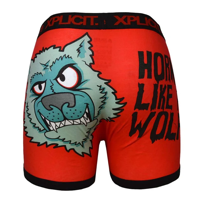 Funny Cartoon Print Custom Men Briefs Underwear - 100% Cotton