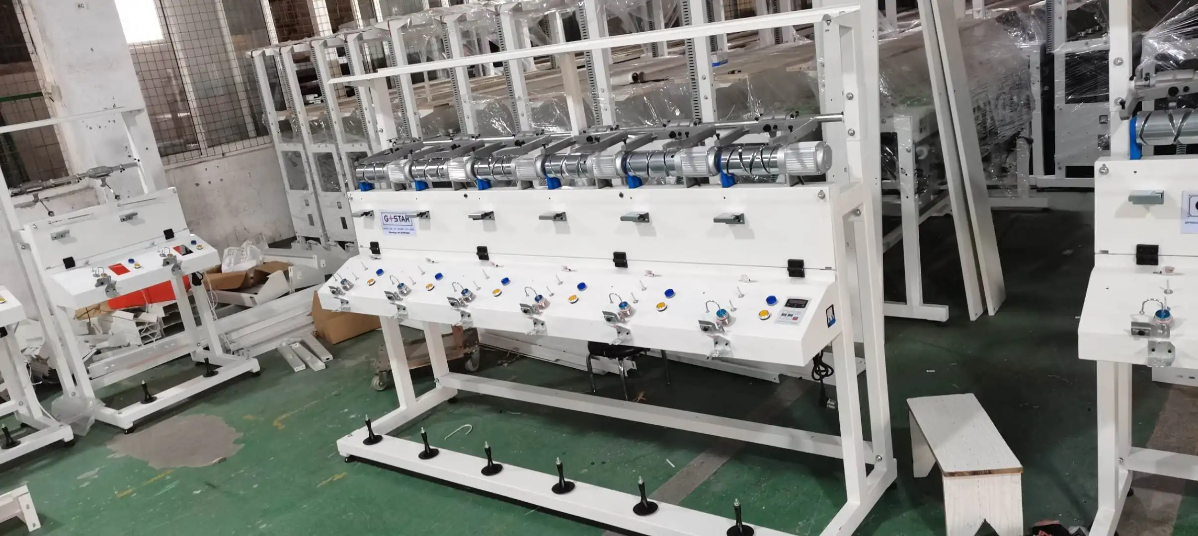 2 Heads Yarn Rewinder Machine - Long Service Life & Efficiency