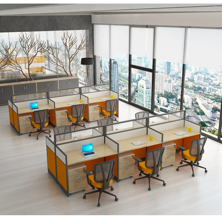 Modern Modular Office Furniture - 2, 4, 6 Seater Workstations