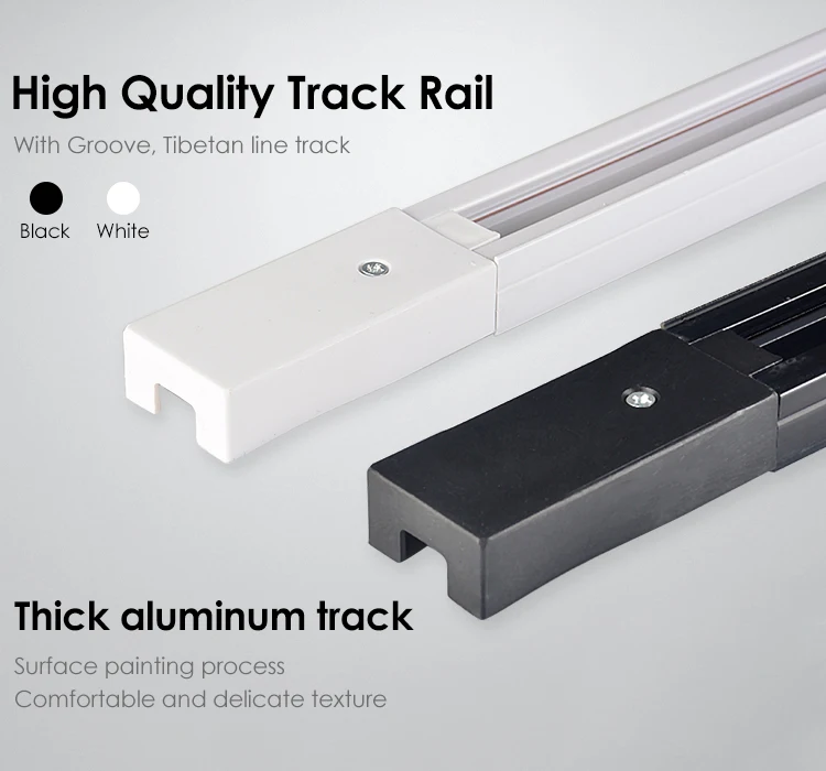 Custom Led Track Light Rail 1.5meter Length Aluminum Spotlight Rail ...
