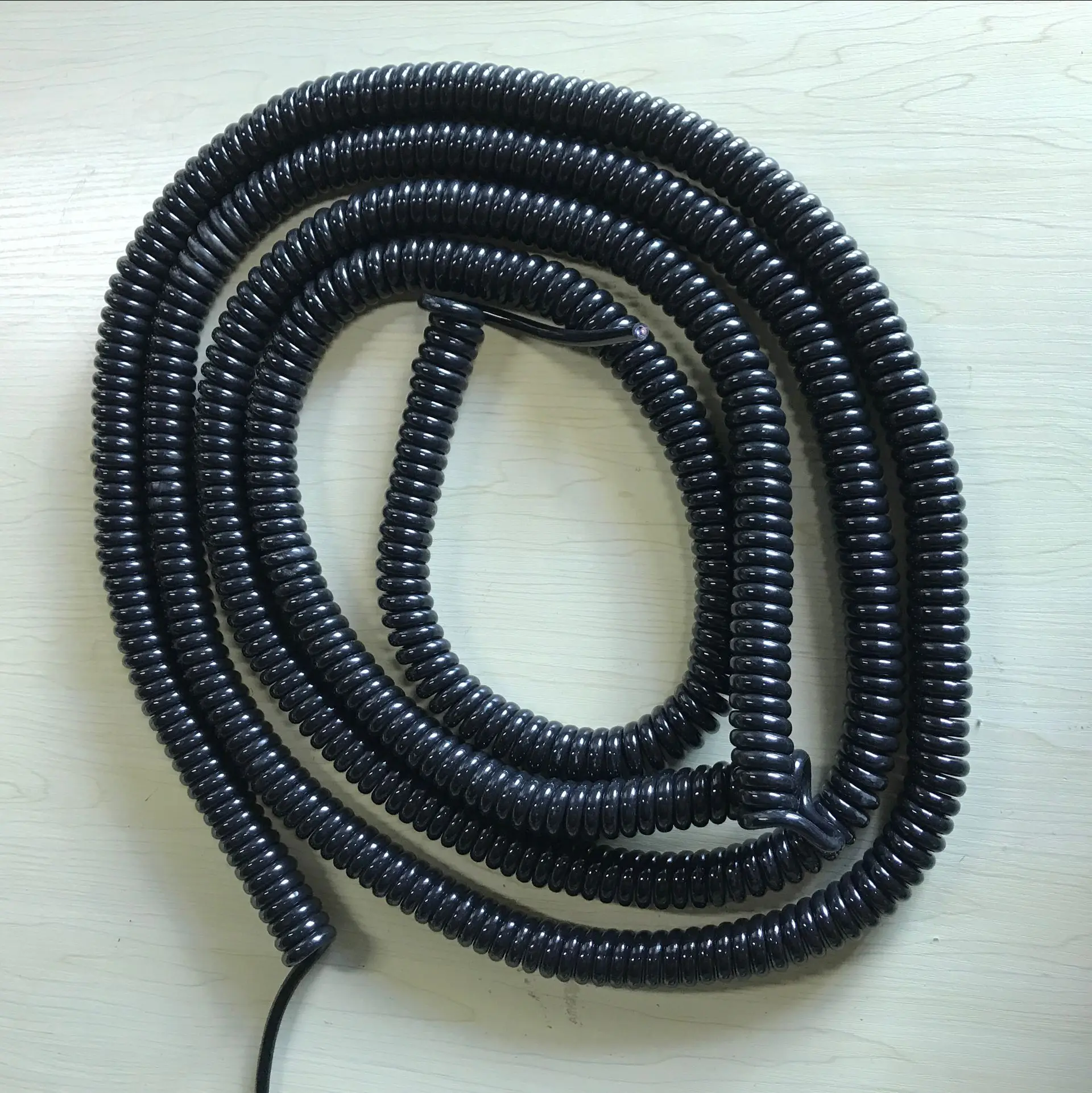 Spring Coiled Electrical Coil Power Sprial Cable - Buy Spring Coiled ...