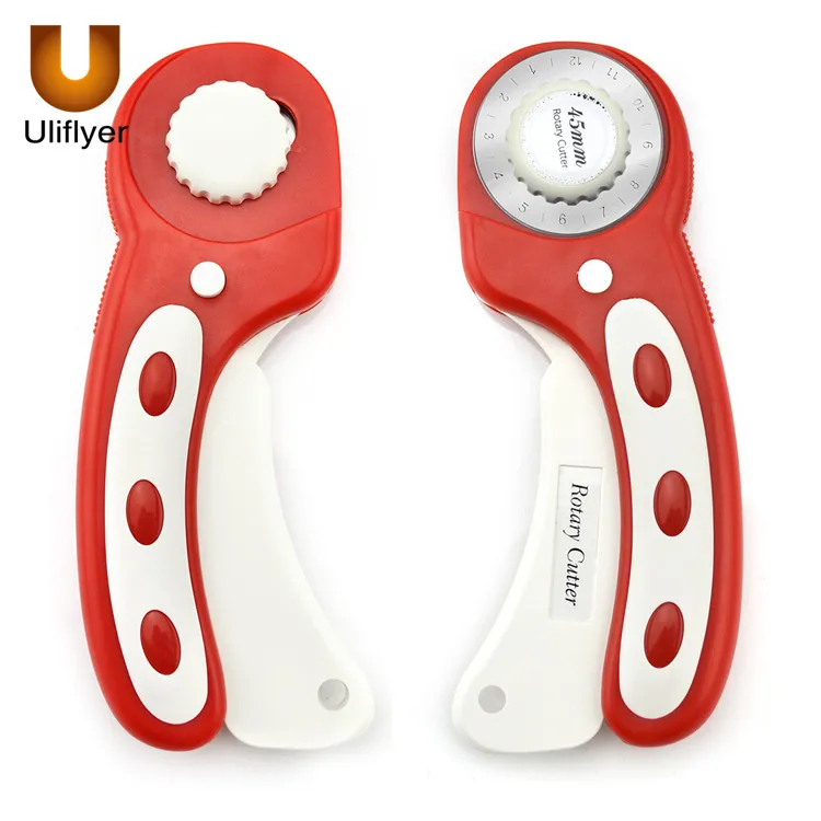 Plastic Handle Rotary Cutter 45mm With Round Blade - Buy Rotary Cutter ...