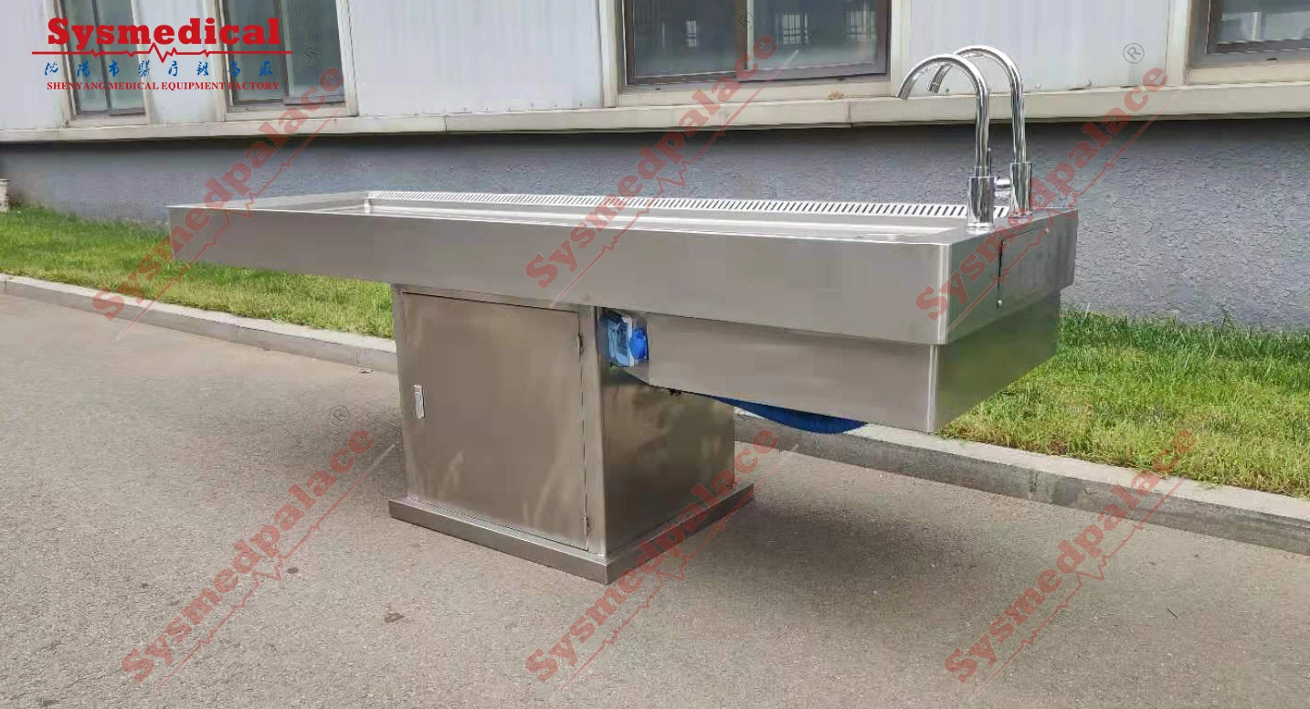 Sysmedpalace Cadaver Embalming Table - 304 Stainless Steel Autopsy ...