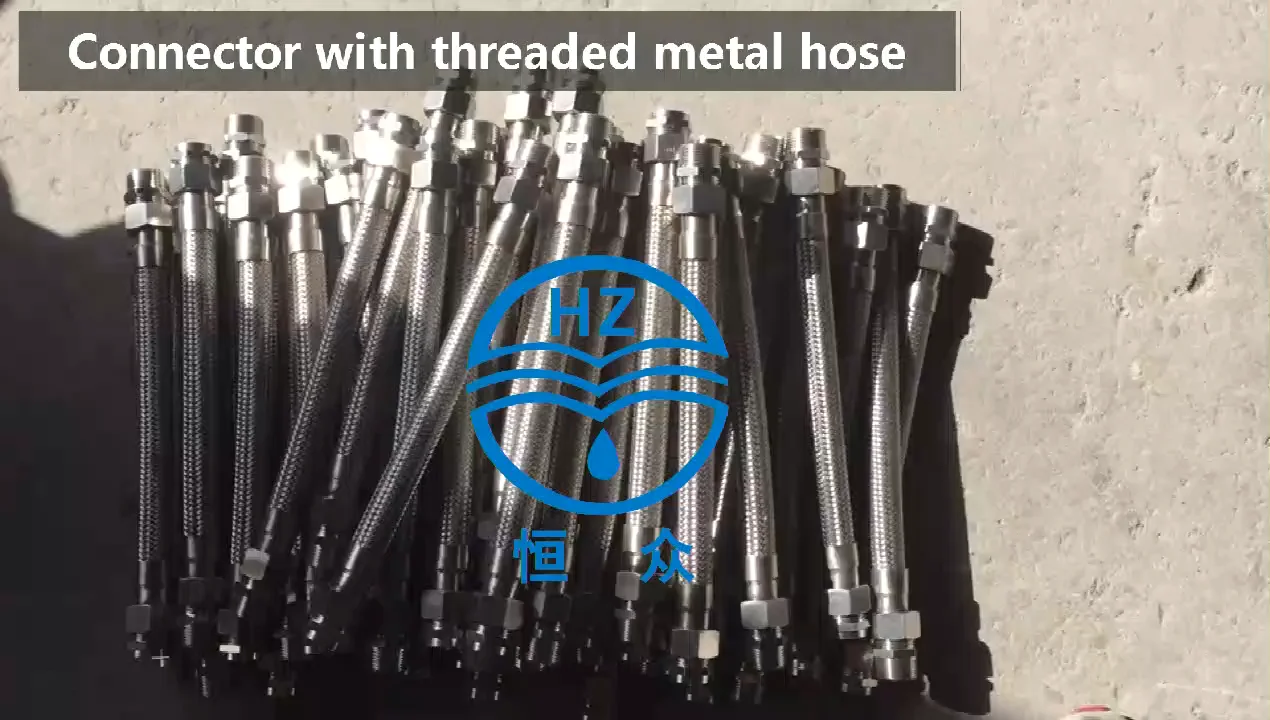 Din 4809 Dn50 Pn16 Stainless Steel Wire Braid Flexible Connection Pipe ...
