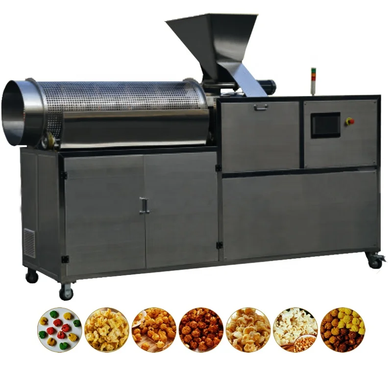 China New Continuous Production Mini Caramel Popcorn Coating Machine ...