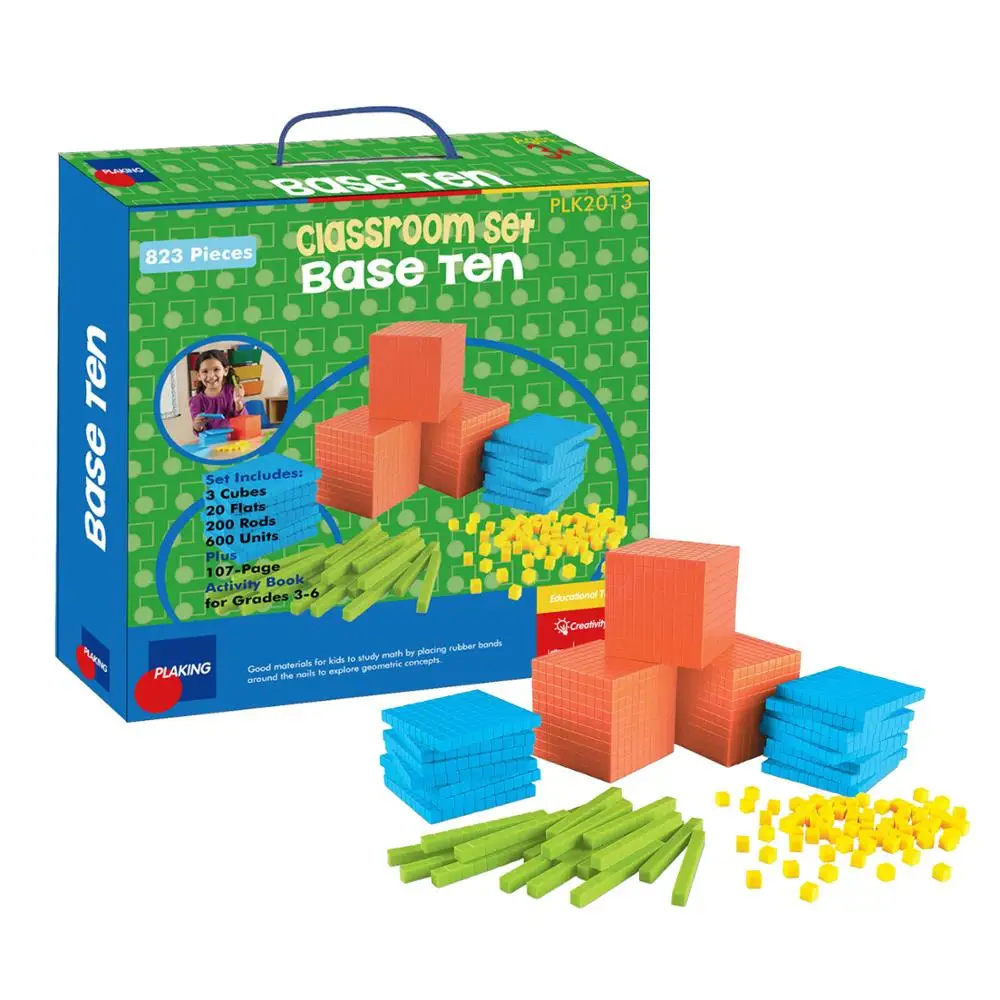 Base Ten Classroom Set,Plastic Base Ten Blocks,The Starter Kit For Math ...