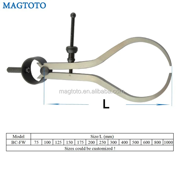 Fixed Nut Locking square Leg Inside Outside Spring Caliper| Alibaba.com