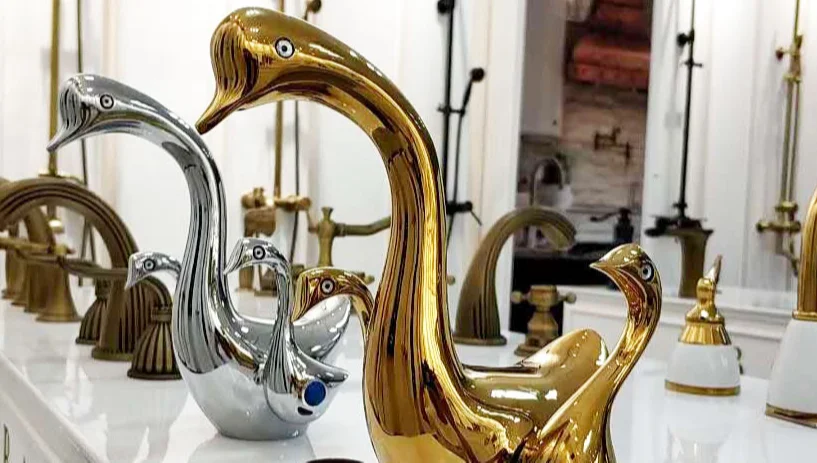 Modern Luxury Animal Faucets Water Tap Thermostatic Faucets Chrome ...