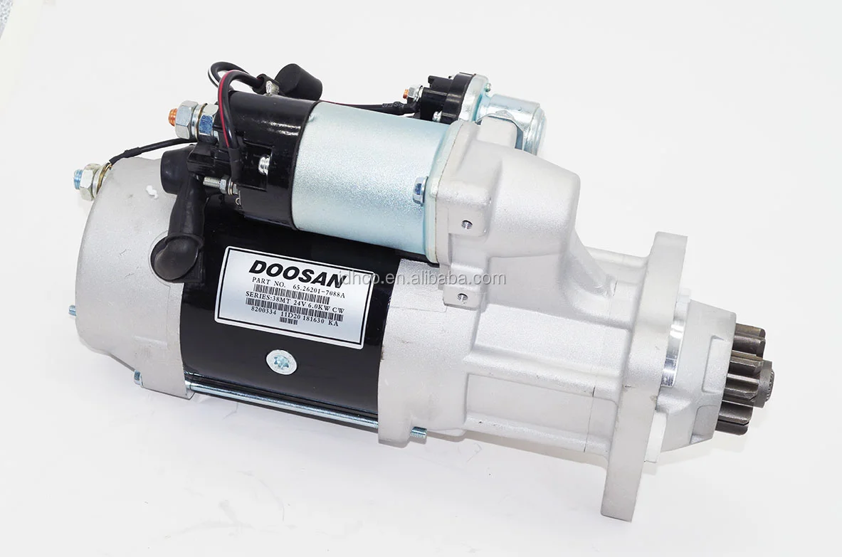 JDHCO 24V Starter Motor 300516-00057A for Doosan Excavator
